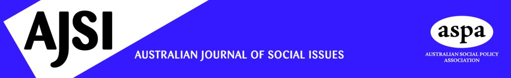 Our Journal – Australian Social Policy Association (ASPA)